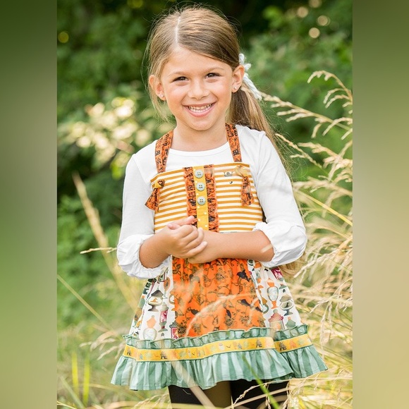 Matilda Jane | Dresses | Matilda Jane Halloween Spooky Dress Apron 8 ...